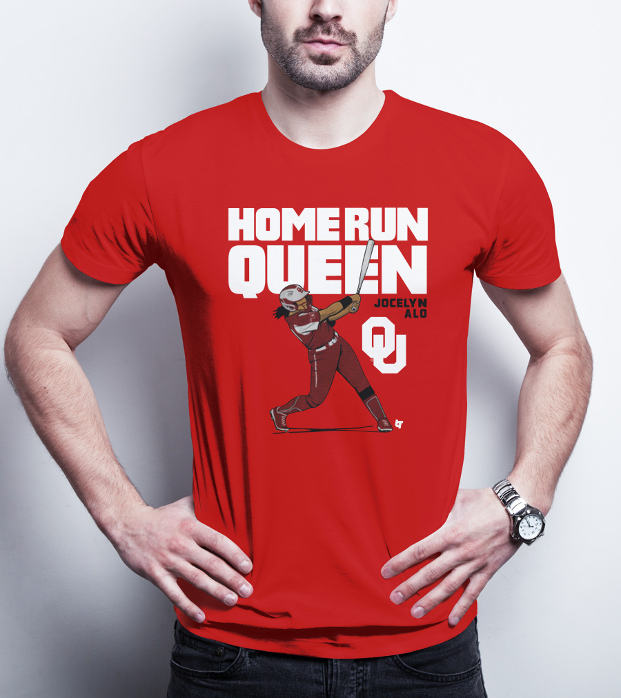 Home Run Queen Jocelyn Alo Oklahoma OU T-Shirt