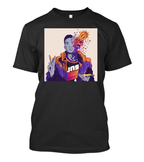 Dangerous Devin Booker Suns Basketball Explosion T-Shirt