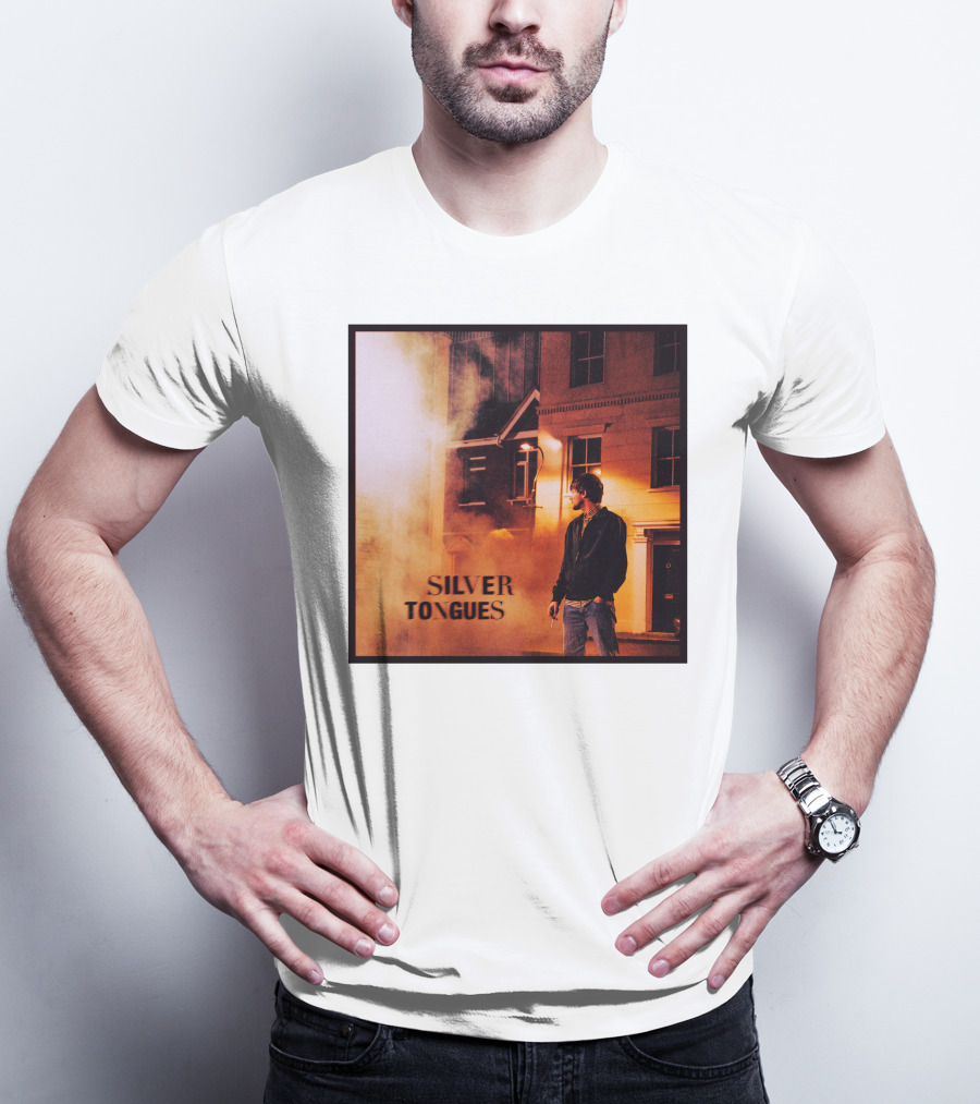 Silver Tongues Urban Night Scene T-Shirt