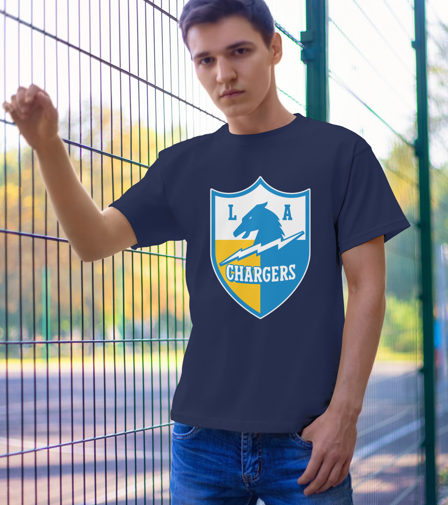 Los Angeles Chargers LA Shield Chargers Vintage T-Shirt
