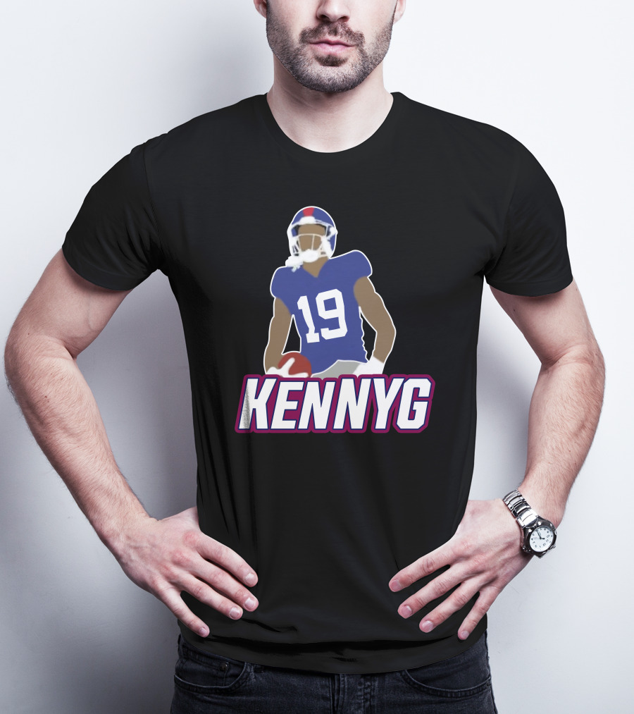 KENNYG 19 Football Player T-Shirt
