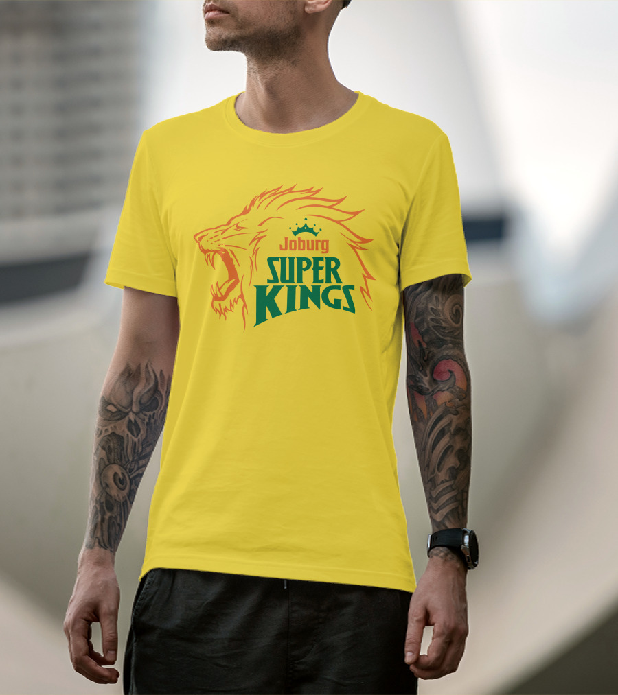 Joburg Super Kings Roaring Lion Emblem T-Shirt