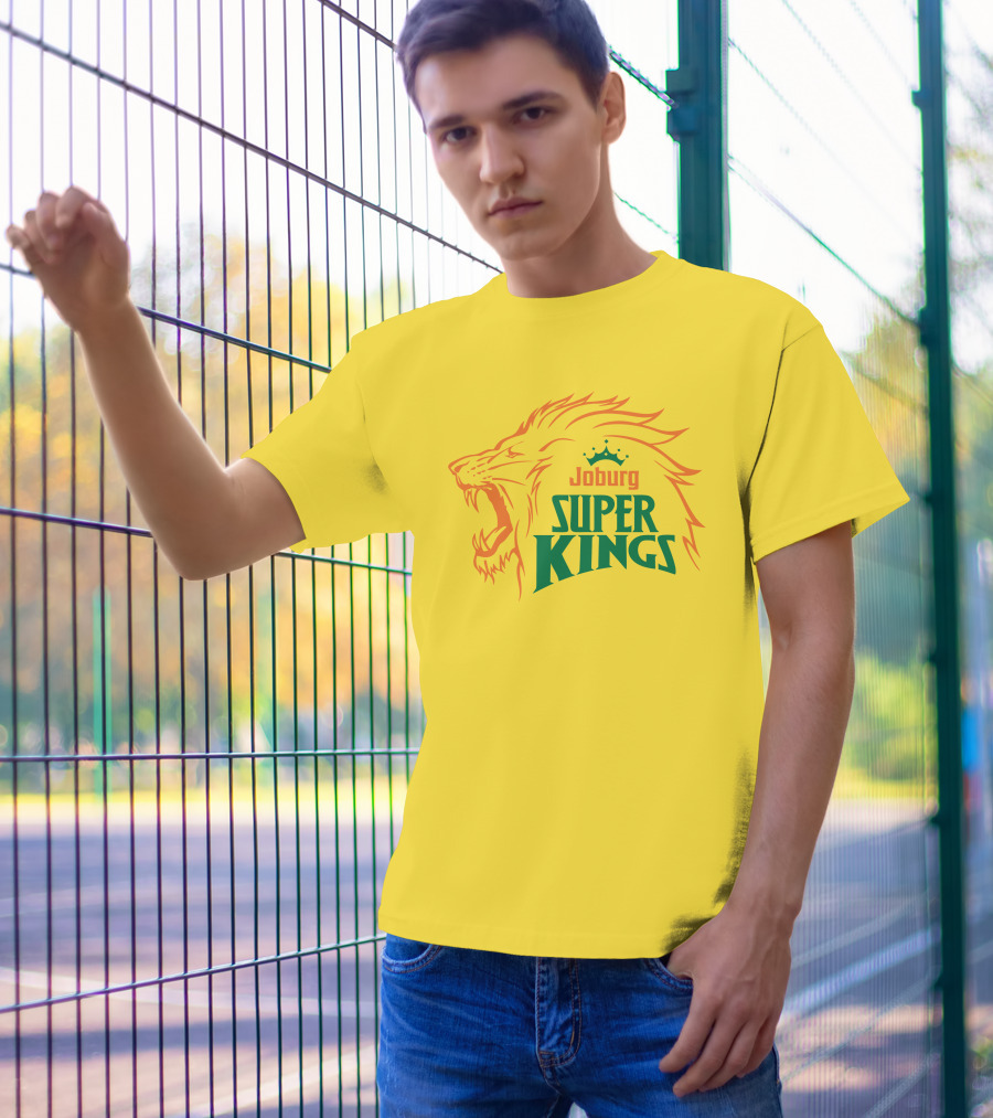 Joburg Super Kings Roaring Lion Emblem T-Shirt