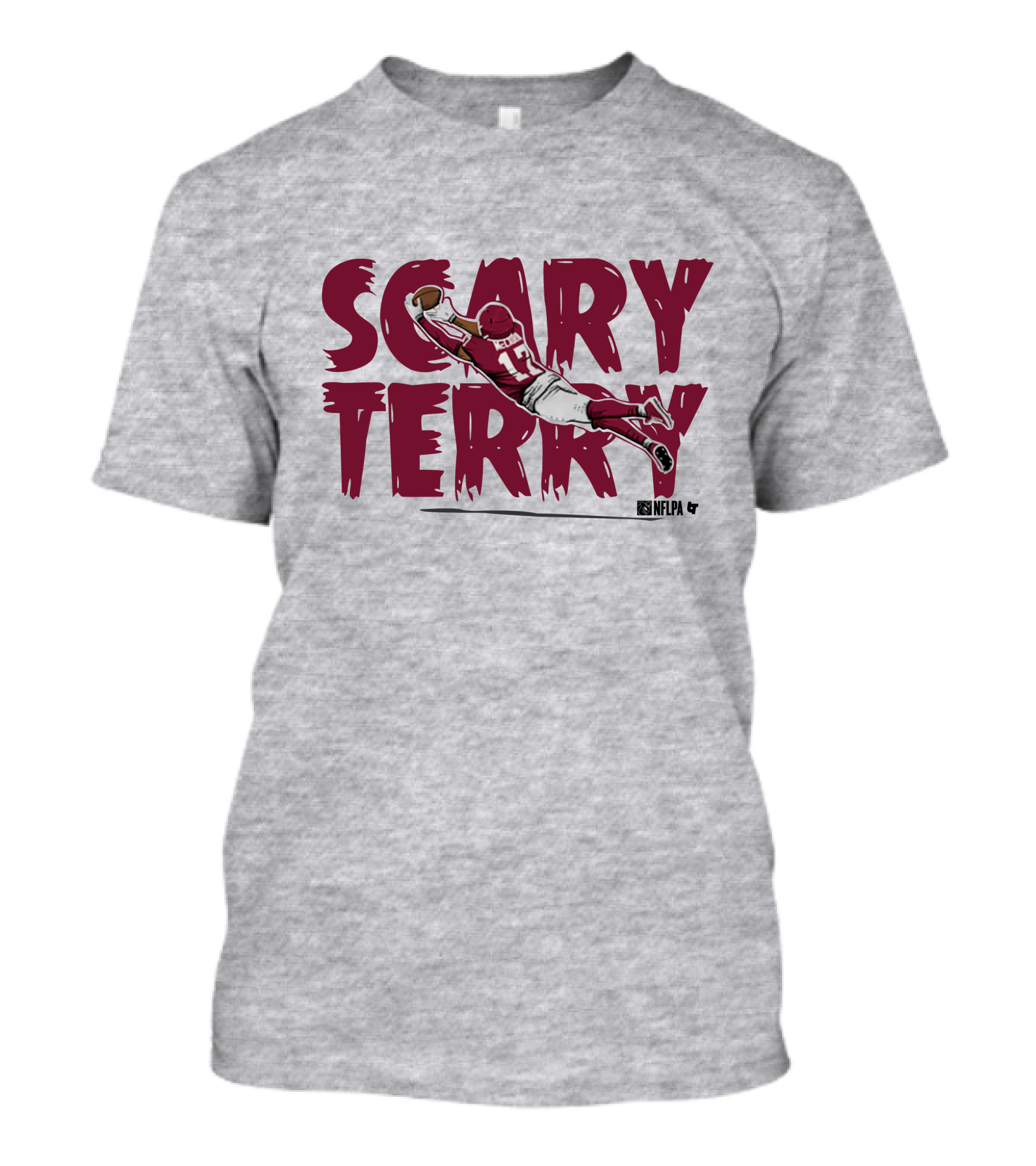 Scary Terry NFLPA Football Player Dive Catch T-Shirt