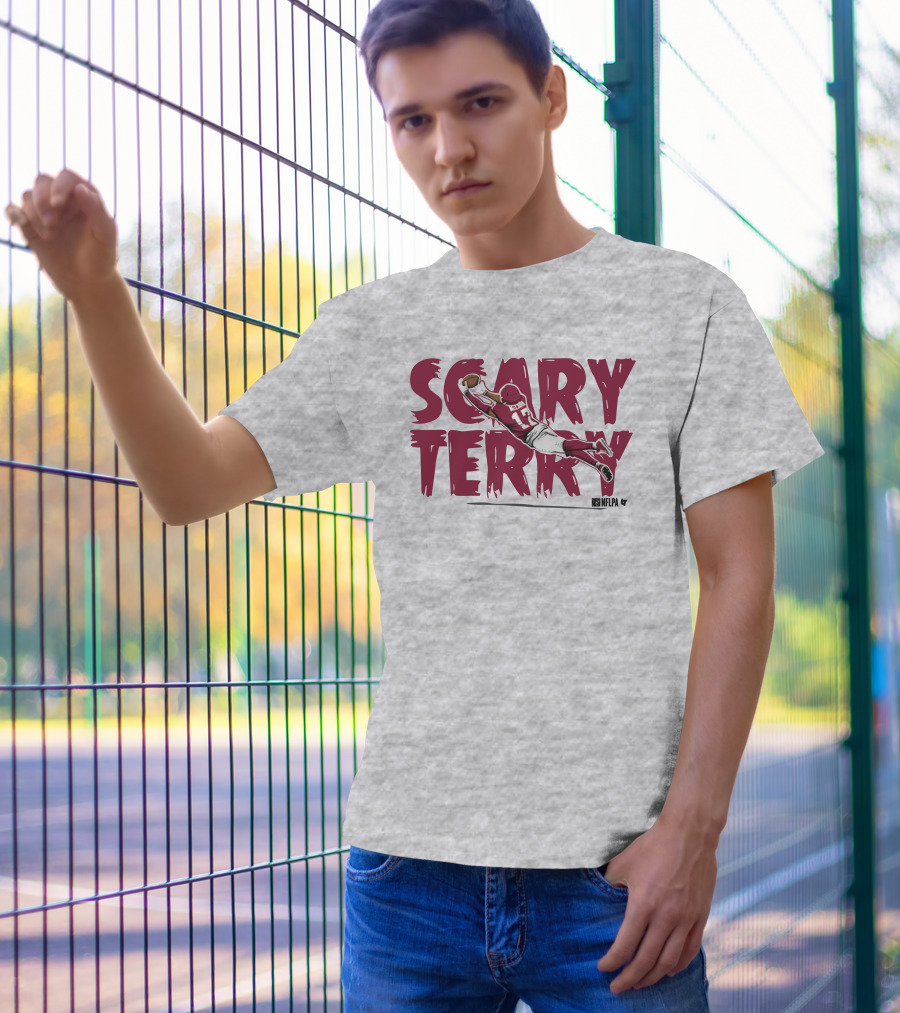 Scary Terry NFLPA Football Player Dive Catch T-Shirt