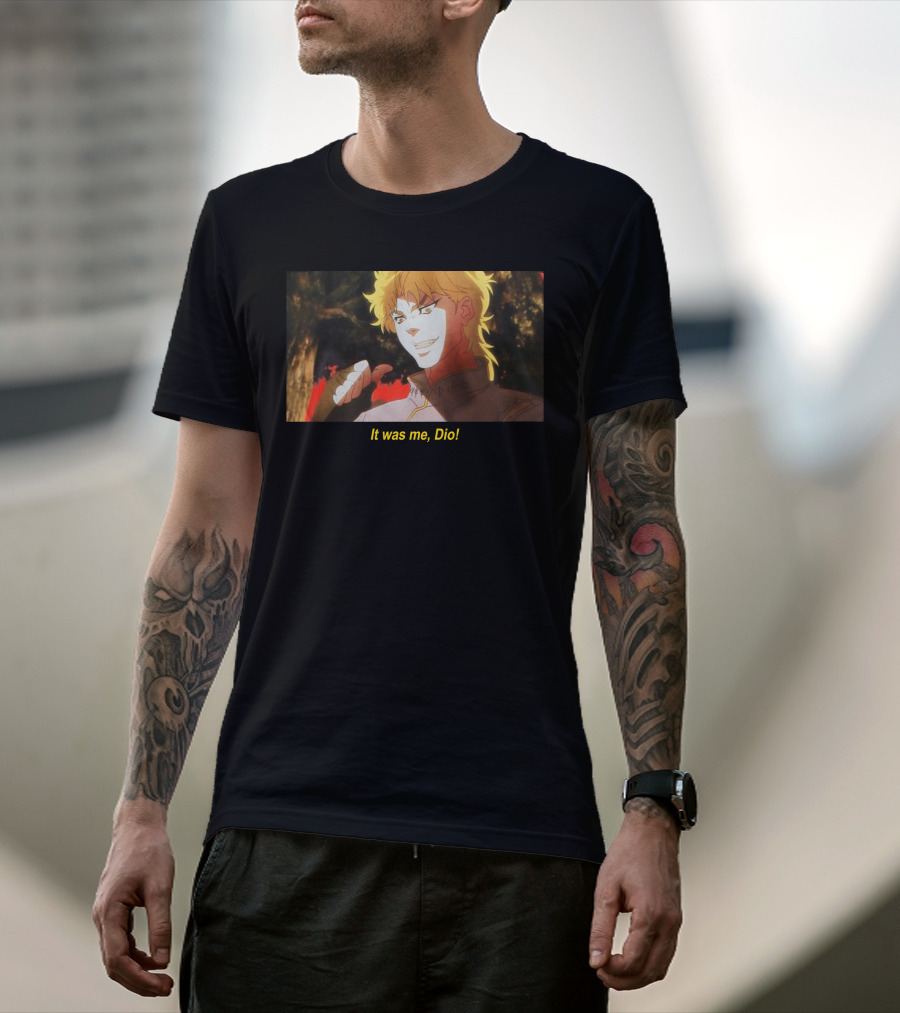 It Was Me, Dio JoJo's Bizarre Adventure Iconic Scene T-Shirt
