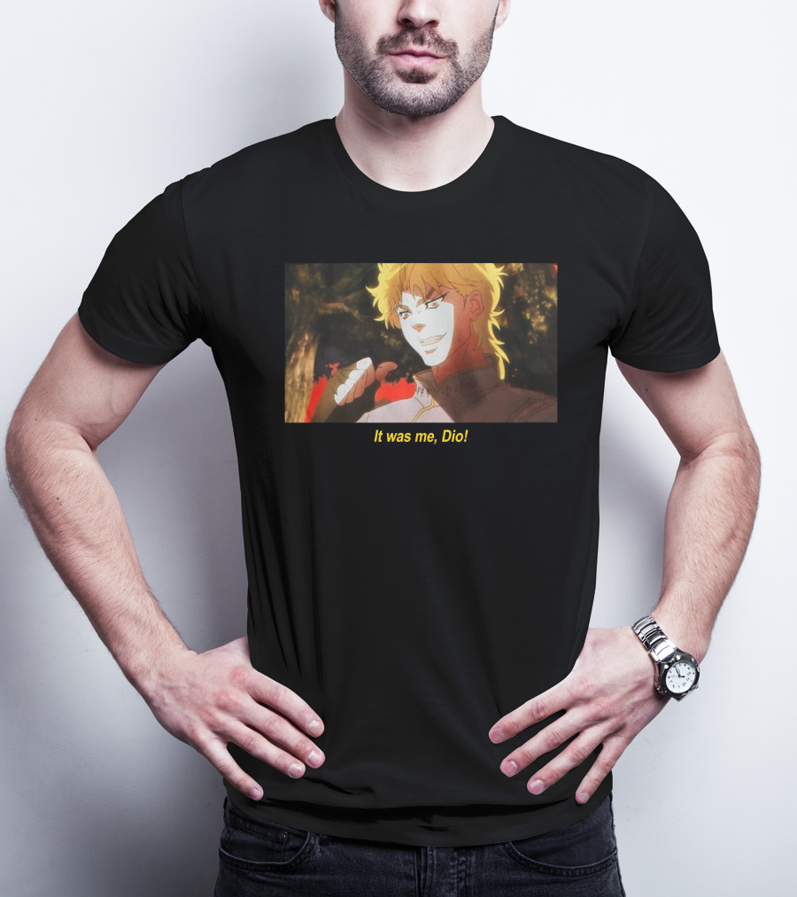 It Was Me, Dio JoJo's Bizarre Adventure Iconic Scene T-Shirt