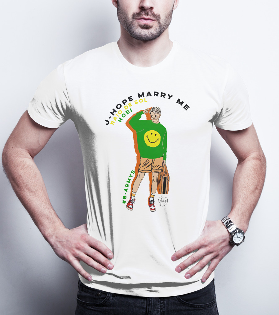 J-Hope Marry Me Rayo De Sol Hobi #B-Armys T-Shirt
