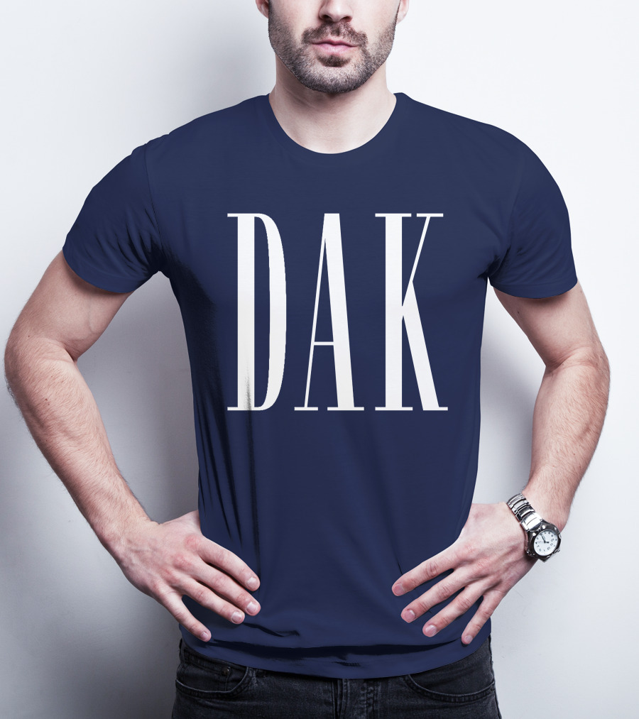 DAK Cowboys Quarterback Football Fan Gear T-Shirt