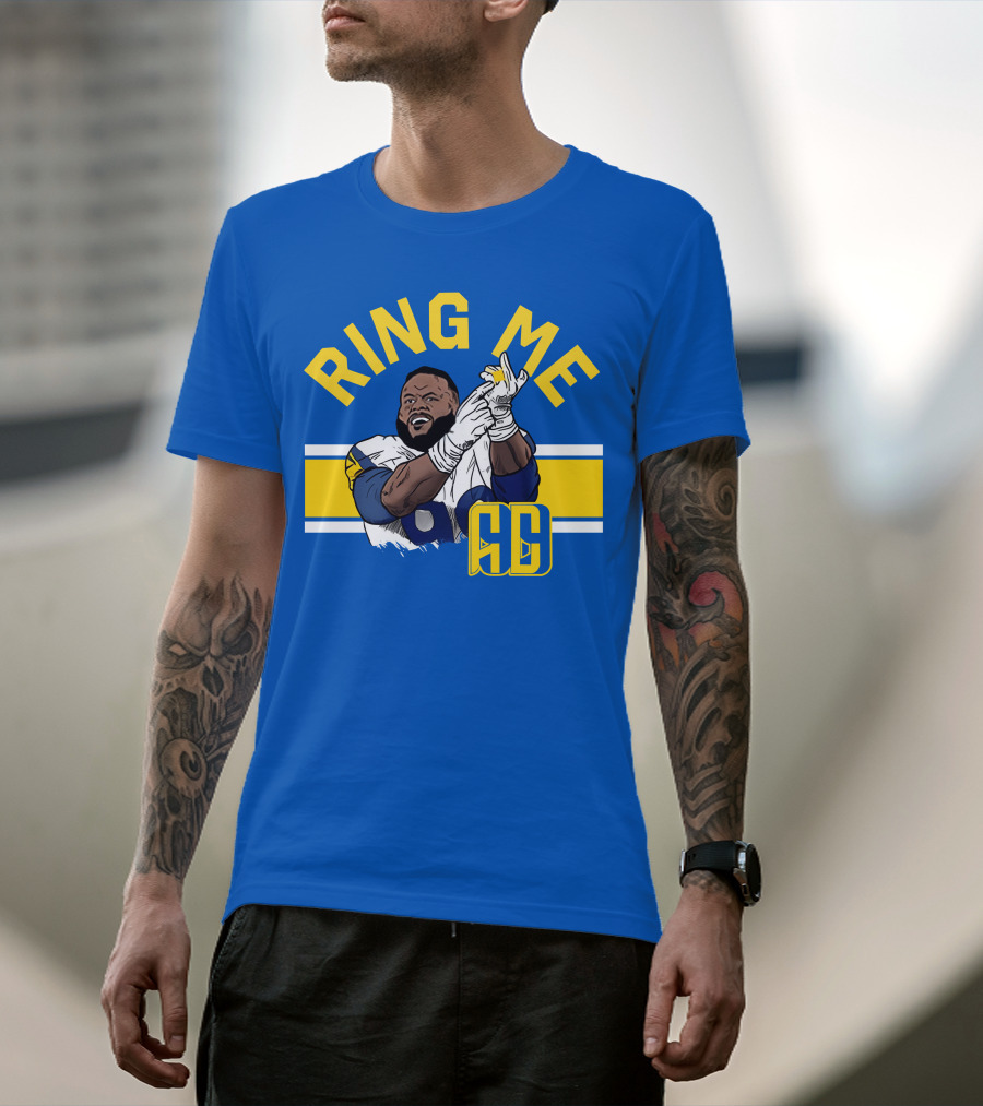 Ring Me Aaron Donald 99 Football Champion Player T-Shirt