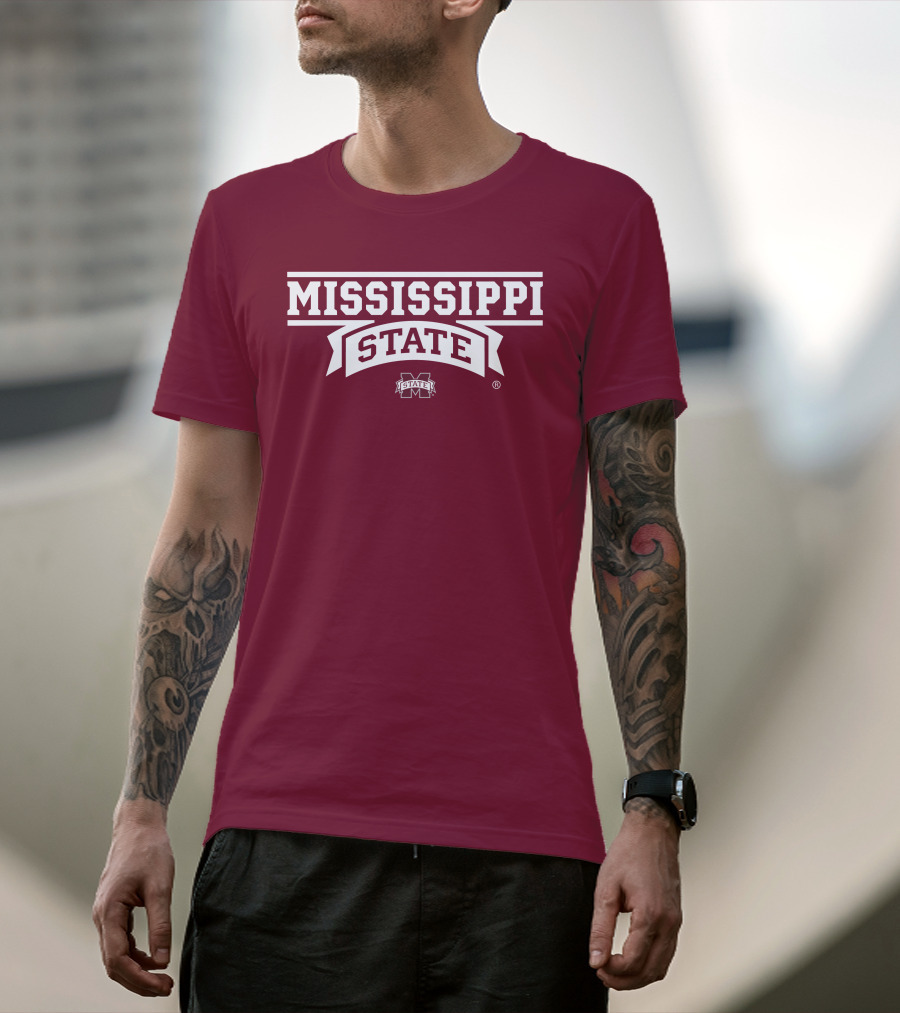 Mississippi State University Bulldogs M State Wordmark T-Shirt