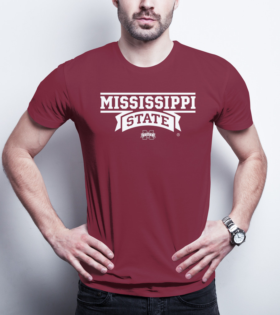 Mississippi State University Bulldogs M State Wordmark T-Shirt