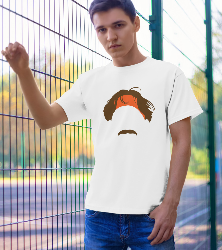 The Bvp Headband And Mustache T-Shirt