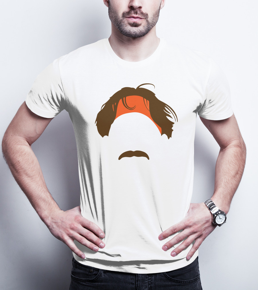 The Bvp Headband And Mustache T-Shirt