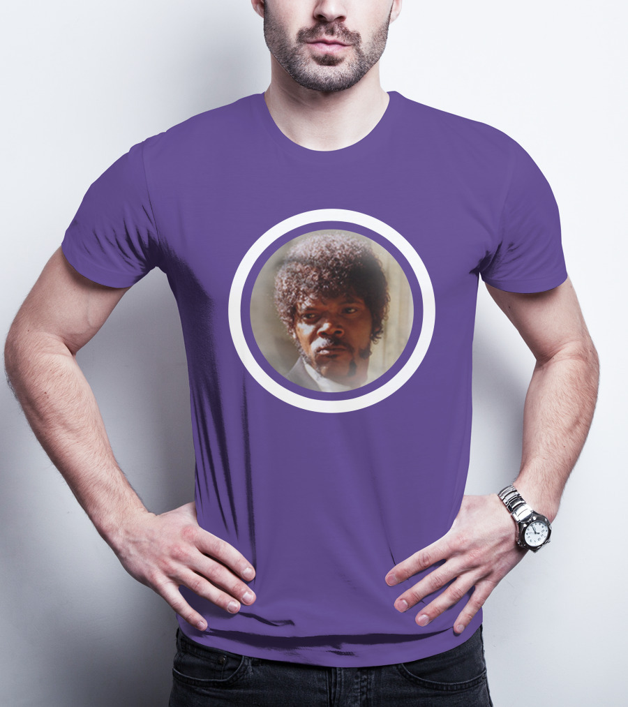 Pulp Fiction Jules Winfield Samuel L Jackson Iconic Face T-Shirt