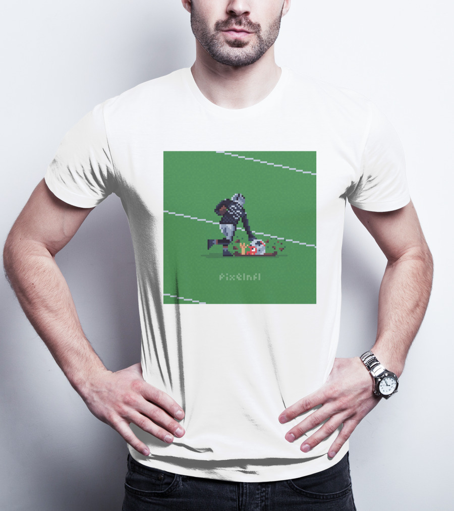 Chandler Jones Football Action Scene T-Shirt