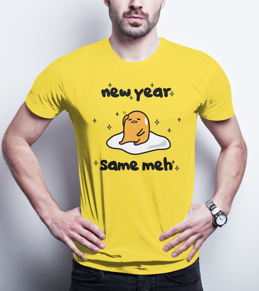 Gudetama New Year Same Meh Egg Character T-Shirt