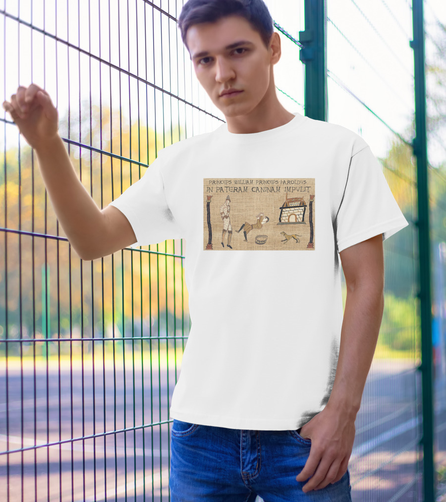 Princeps William Princeps Haroldvs In Pateram Cannam Impvlit T-Shirt