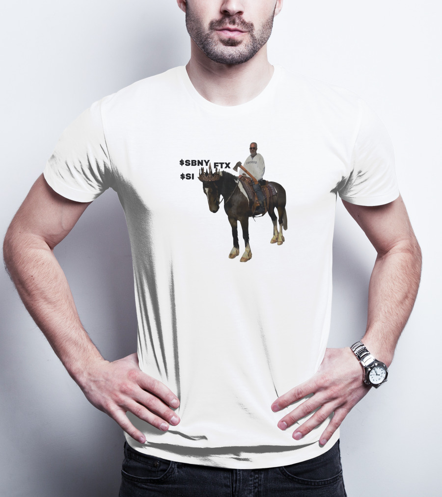 The Triple Crown $Sbny $Si Ftx Cryptocurrency Horse Rider T-Shirt