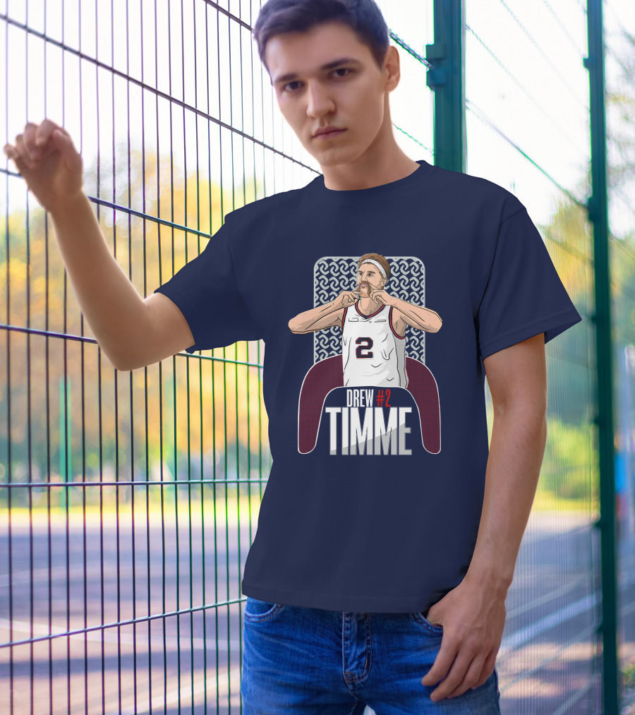Drew Timme #2 Basketball Player T-Shirt