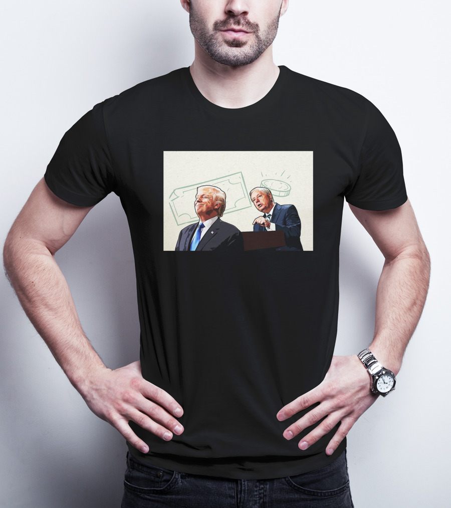 Lindsey Graham Pleads For Donations With Financial T-Shirt