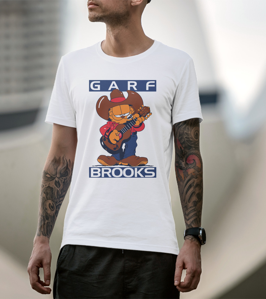 GARFIELD GARF BROOKS COWBOY WITH GUITAR T-Shirt