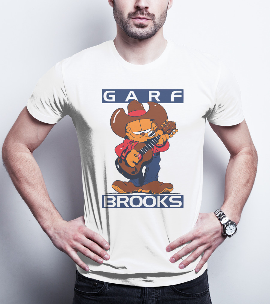 GARFIELD GARF BROOKS COWBOY WITH GUITAR T-Shirt