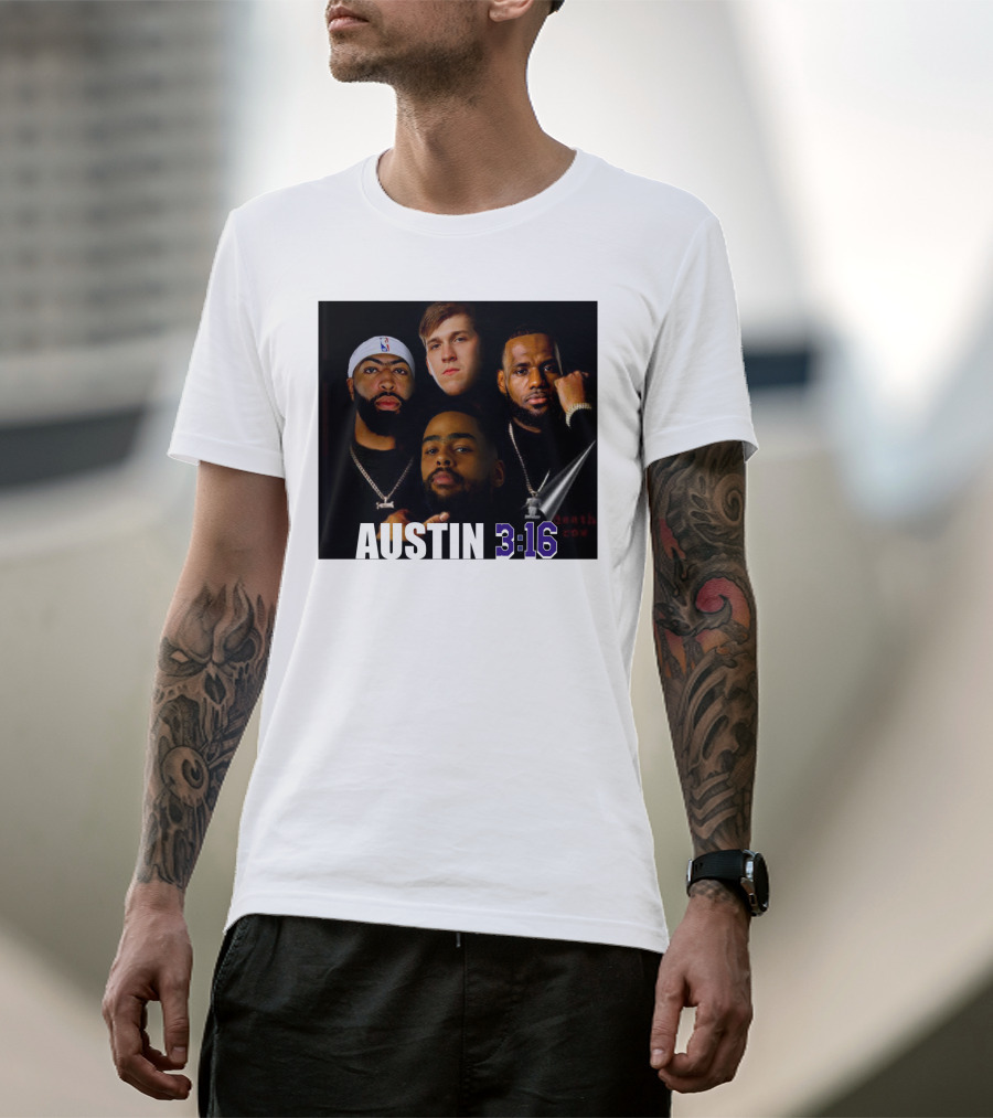 Lakers Basketball Austin 3 16 Players T-Shirt