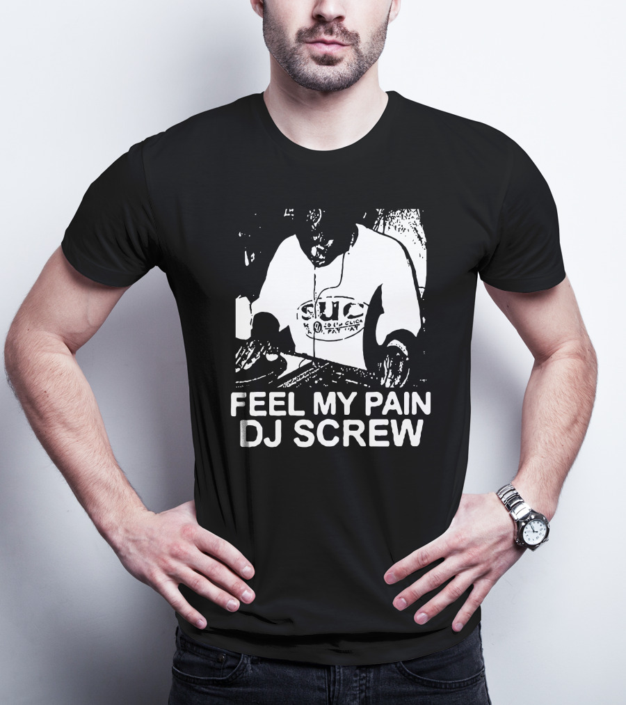 Feel My Pain DJ Screw S.U.C Tattoo T-Shirt