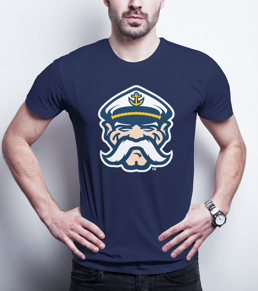 Lake County Captains Nautical Logo Cap T-Shirt