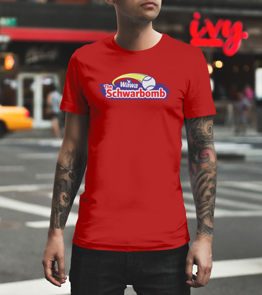 Wawa The Schwarbomb Baseball Iconic T-Shirt
