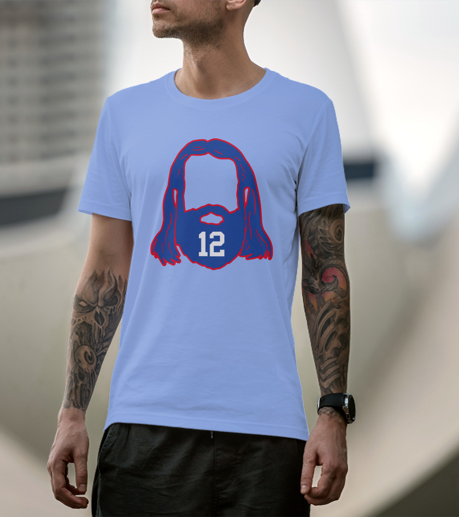 12 Blue Beard And Hair T-Shirt