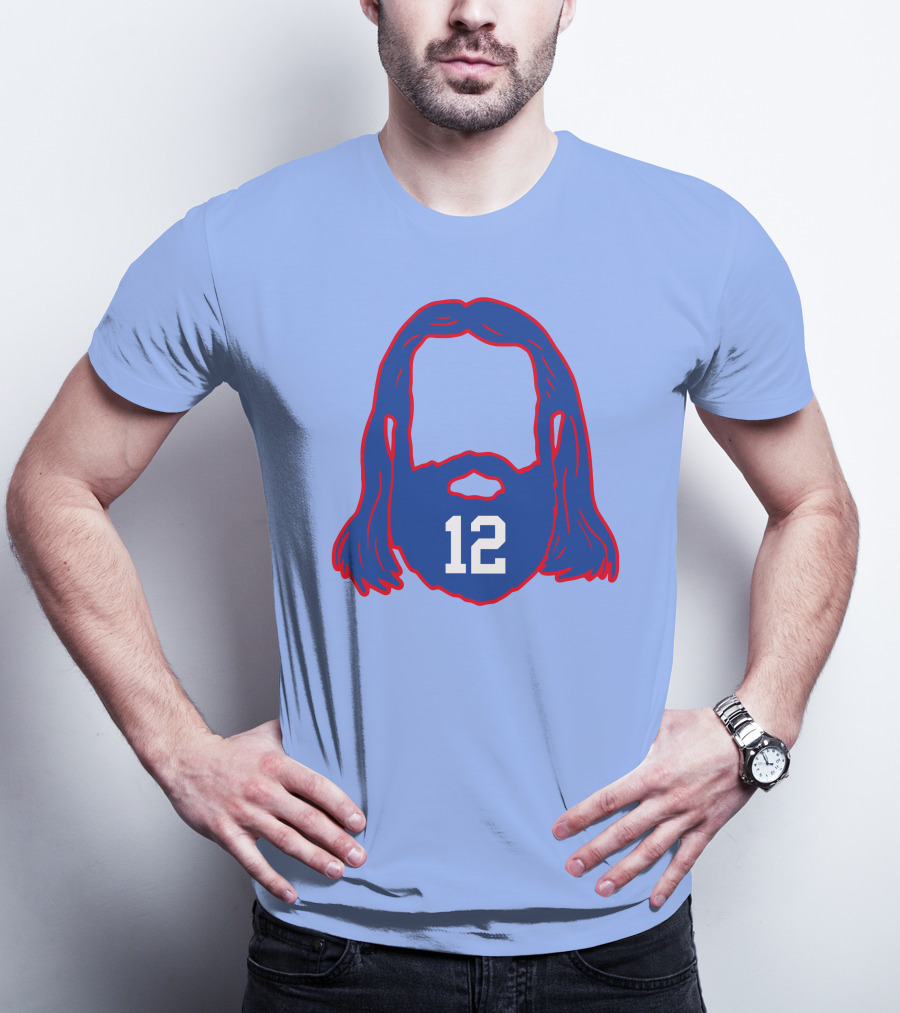 12 Blue Beard And Hair T-Shirt