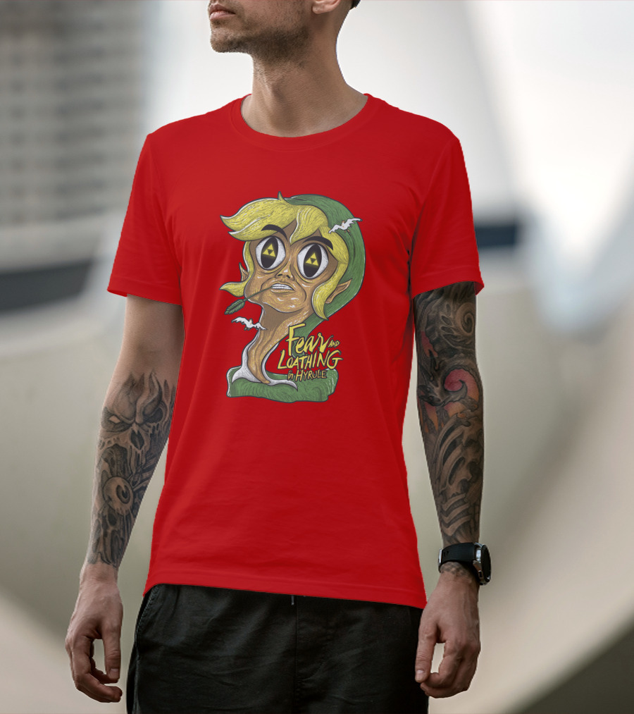 Fear And Loathing In Hyrule Psychedelic Adventure Tribute To Iconic Gaming Legend T-Shirt