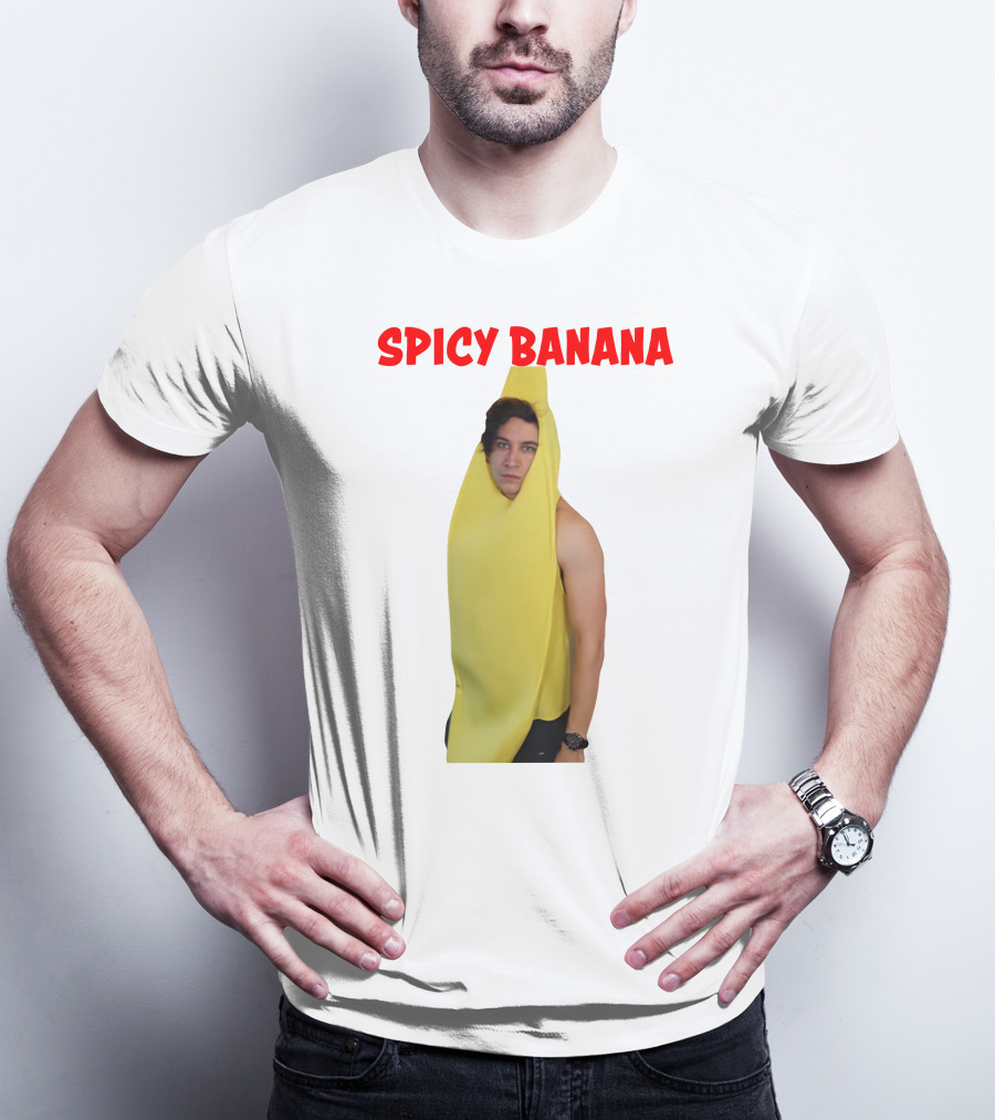 Spicy Banana Costume Humor With Thrasher Dan Vibes T-Shirt