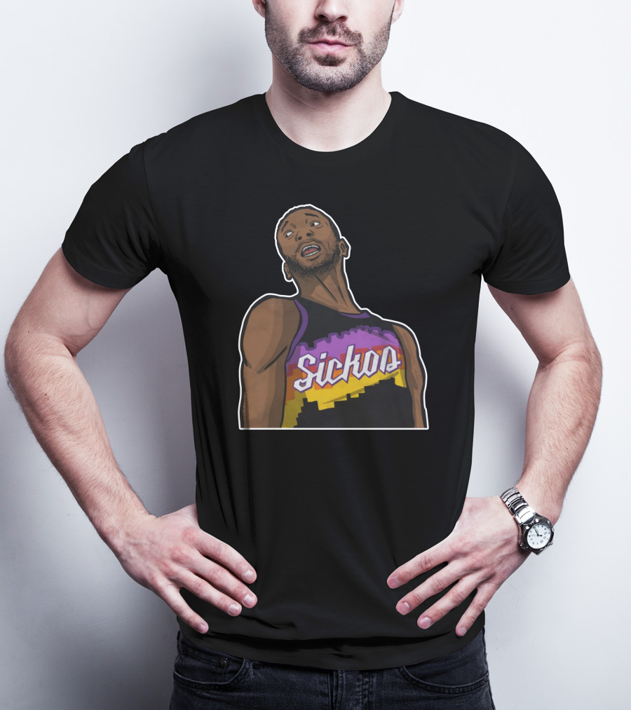 Sickos Retro Basketball Jersey Inspired Graphic T-Shirt