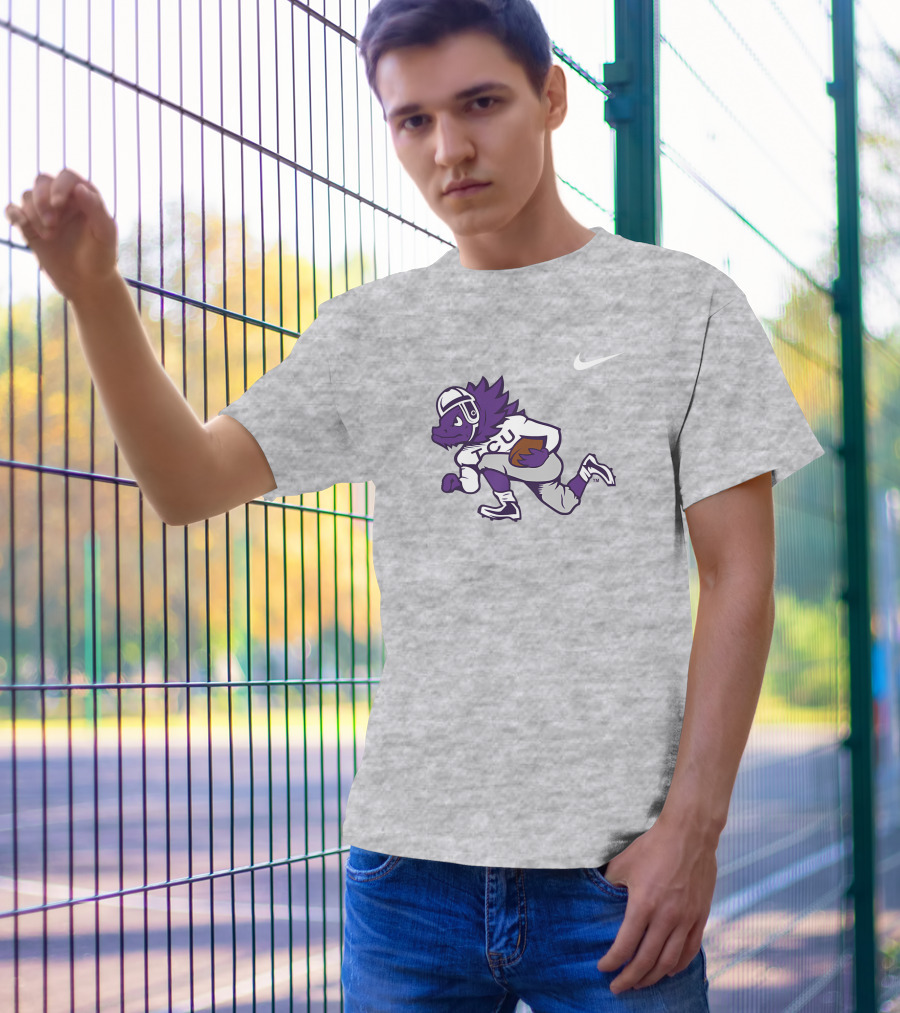 TCU Horned Frog Football Player T-Shirt