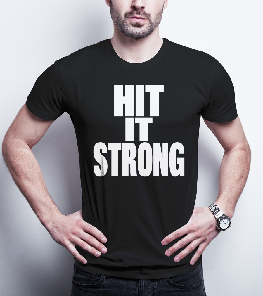 Public Enemies Podcast Hit It Strong Theenemiespe3 T-Shirt