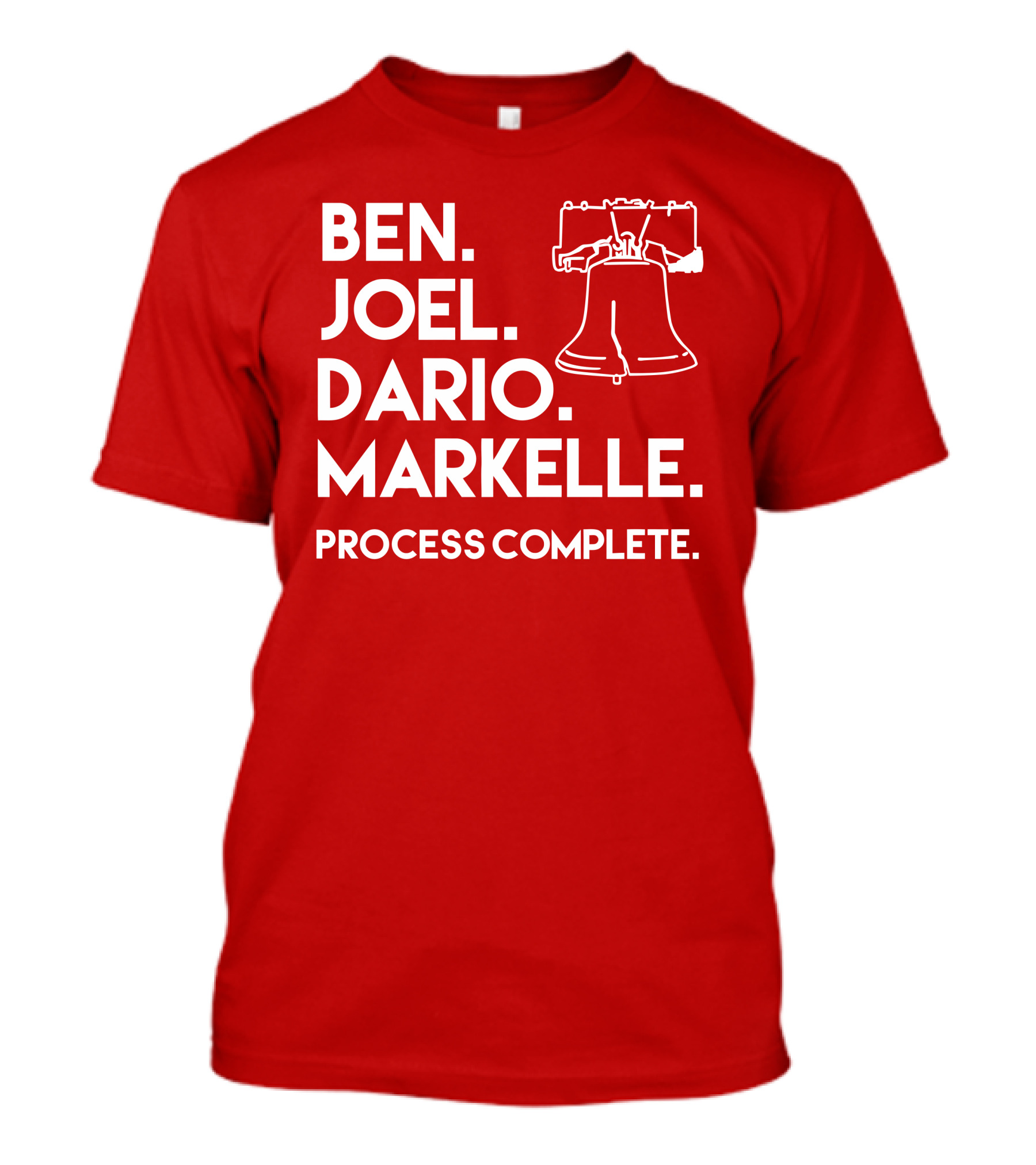 Ben Joel Dario Markelle Process Complete With Liberty Bell T-Shirt