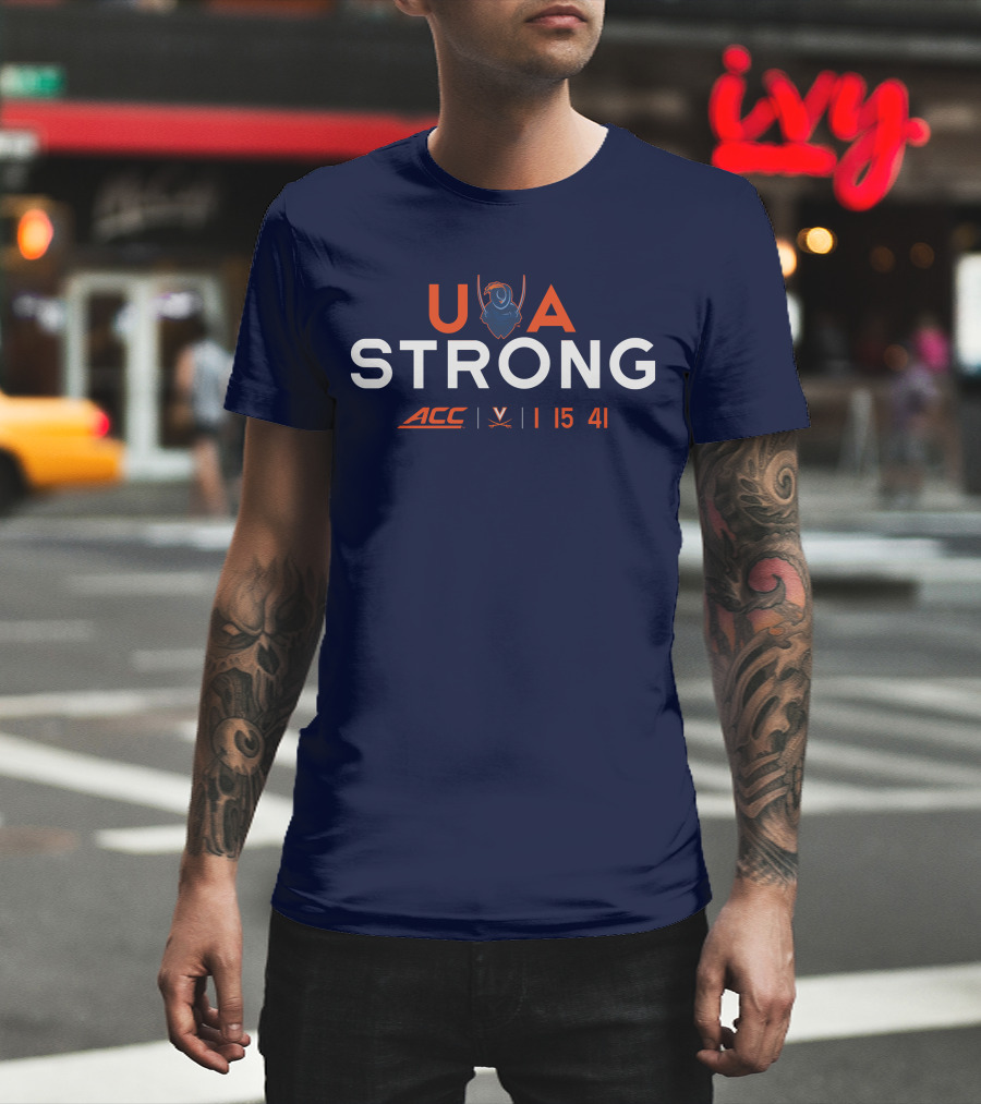 UVA Strong ACC Cavaliers 1 15 41 T-Shirt