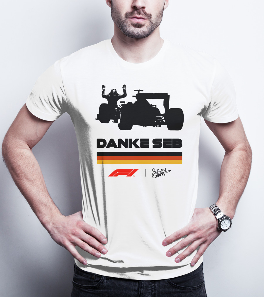 RunWithSeb Danke Seb F1 Formula One T-Shirt