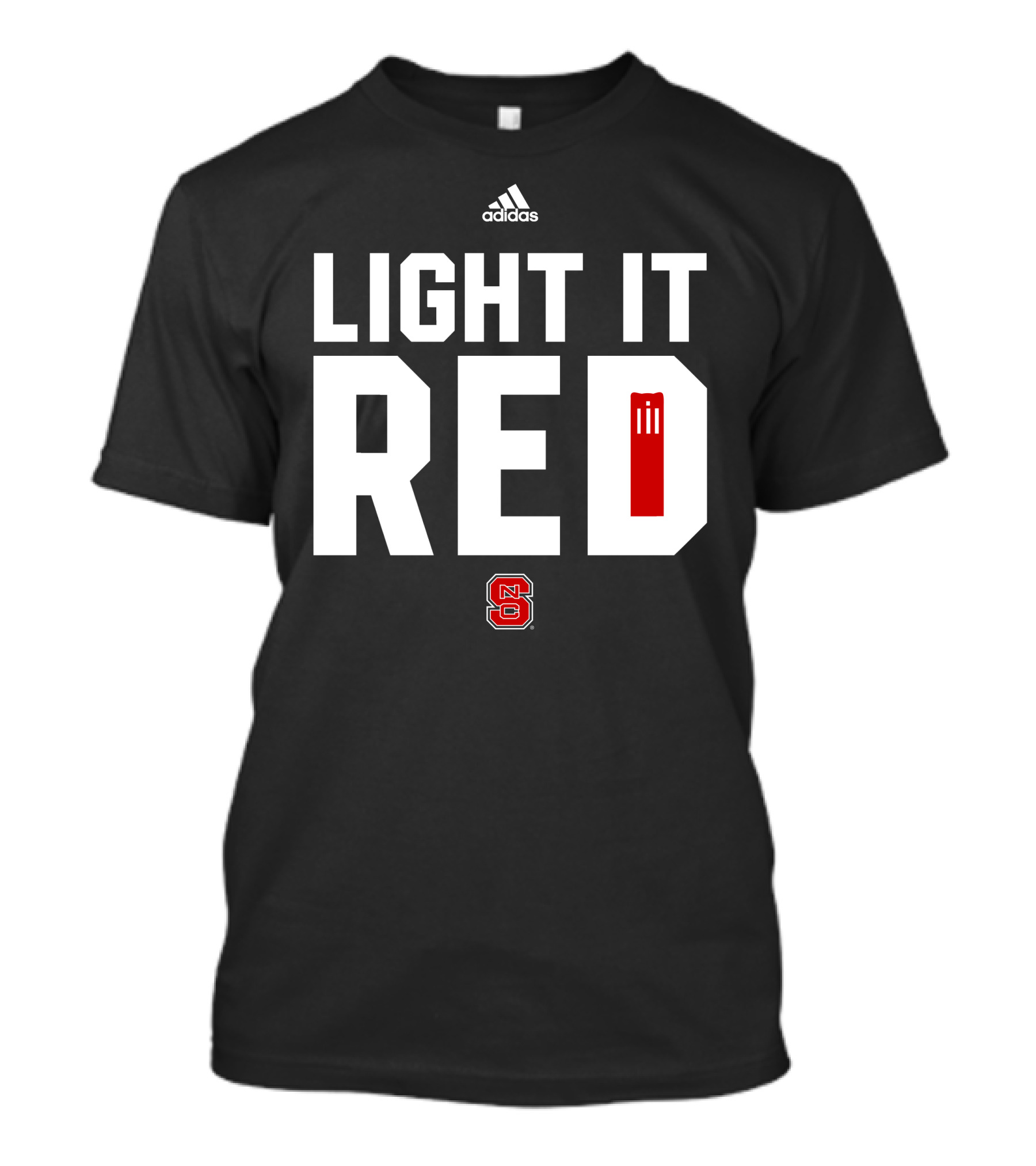 Light It Red NC State Wolfpack Dave Doeren Promo T-Shirt