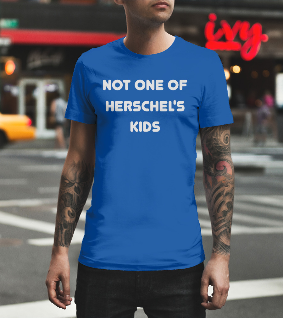 Not One Of Herschel's Kids Blue T-Shirt