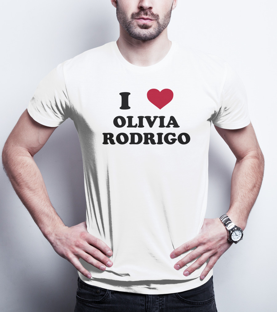 I Love Olivia Rodrigo Heart T-Shirt
