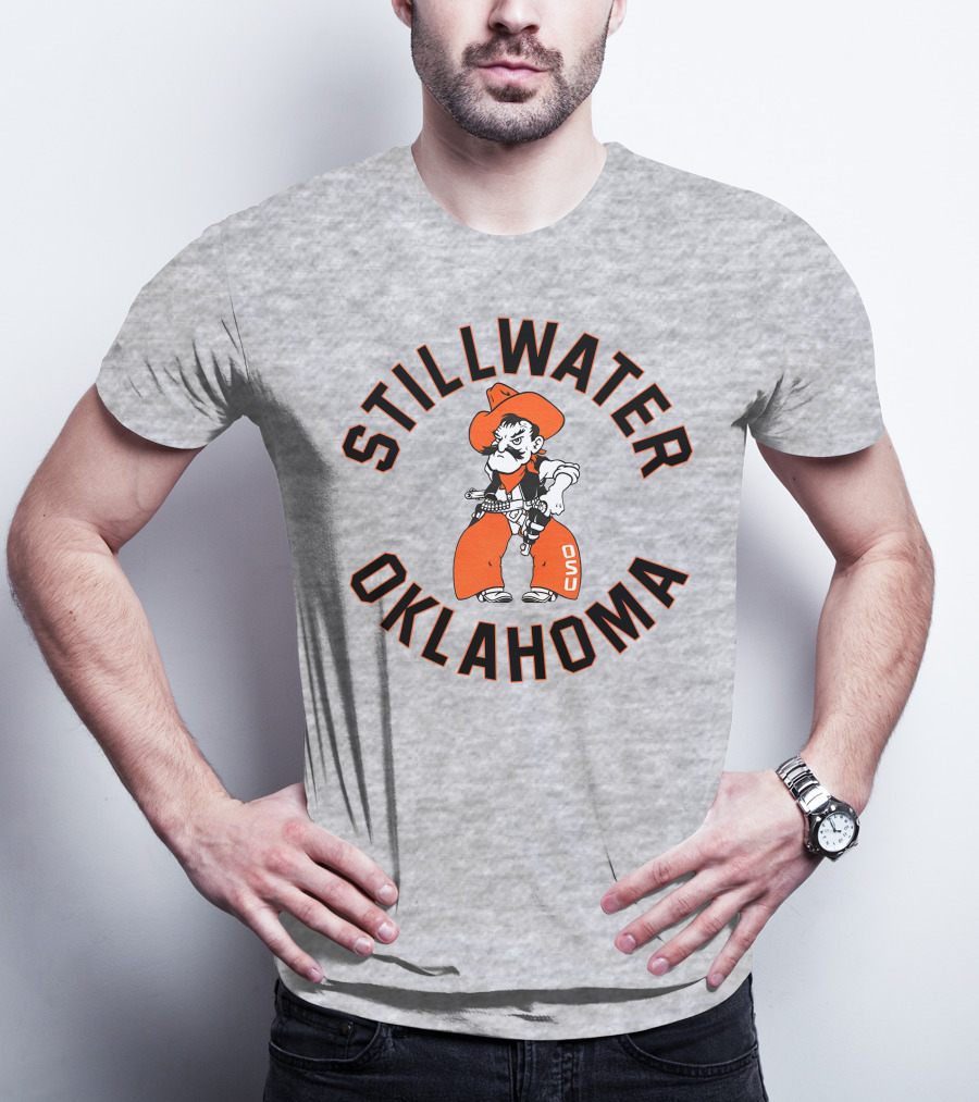 Charlie Hustle Merch Stillwater Oklahoma OSU Cowboy T-Shirt