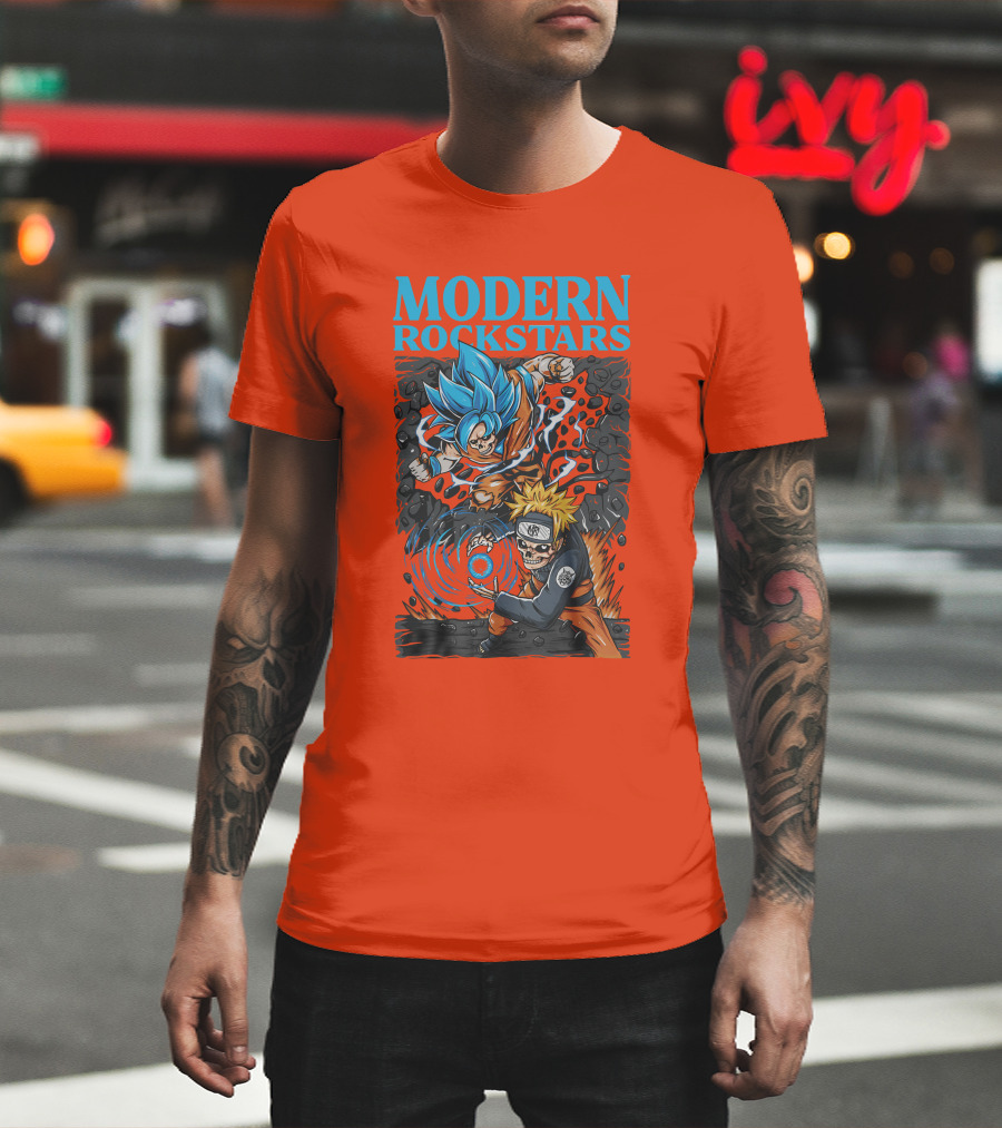MODERN ROCKSTARS Anime Rockstars T-Shirt