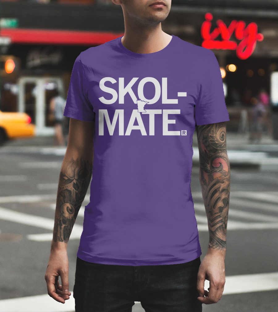 SKOL MATE Minnesota Vikings Fan T-Shirt