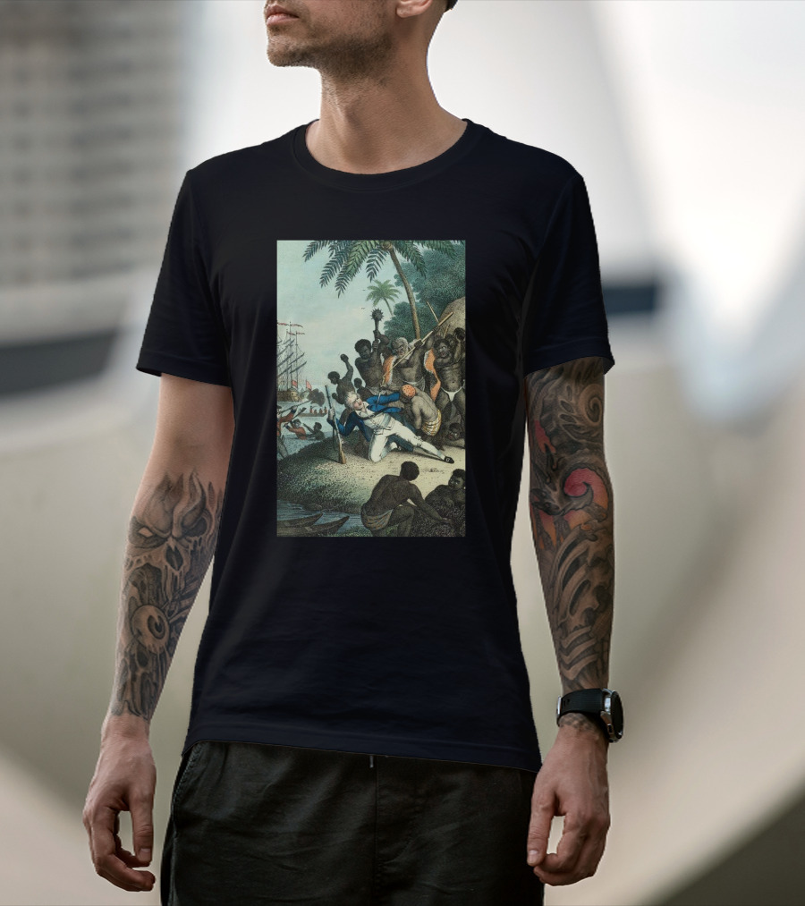 Hawaiians Killed Captain Cook Historic Encounter T-Shirt