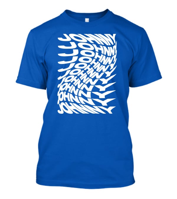 Johnny Orlando Johnny Optical Illusion Text T-Shirt