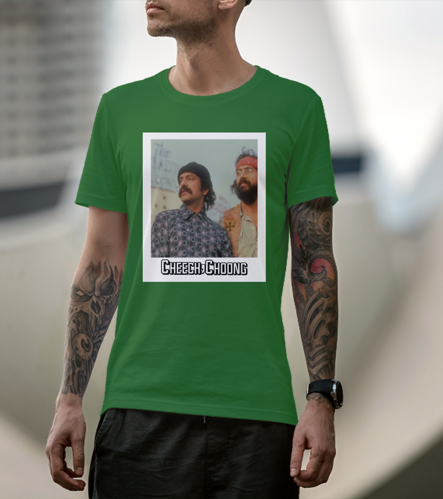 Cheech And Chong Retro Movie Duo Mikey Banker T-Shirt